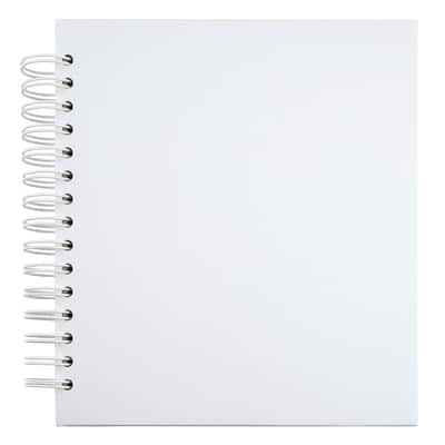 8" x 8" Spiral Bound Scrapbook Album by Recollections®, Color: White ...