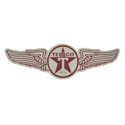 Vintage Texaco Wings Logo Embossed Metal Sign | Michaels