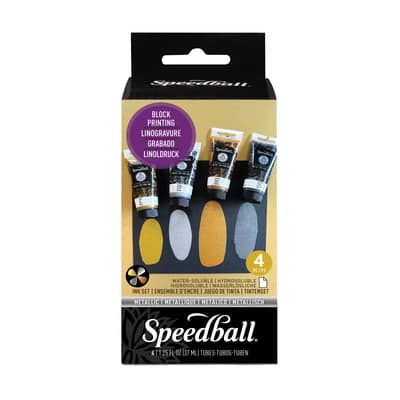 Speedball® Block Printing Metallic Ink Set | Michaels