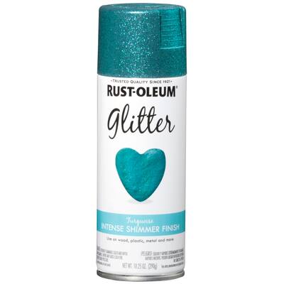 Rust-Oleum® Glitter Spray Paint, Color: Turquoise | Michaels