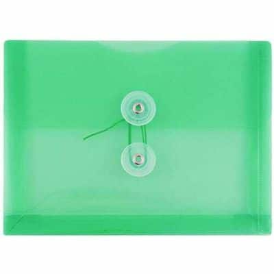 JAM Paper 5.25" x 7.5" Booklet Plastic Envelopes with Button and String Closure, 24ct. | Michaels
