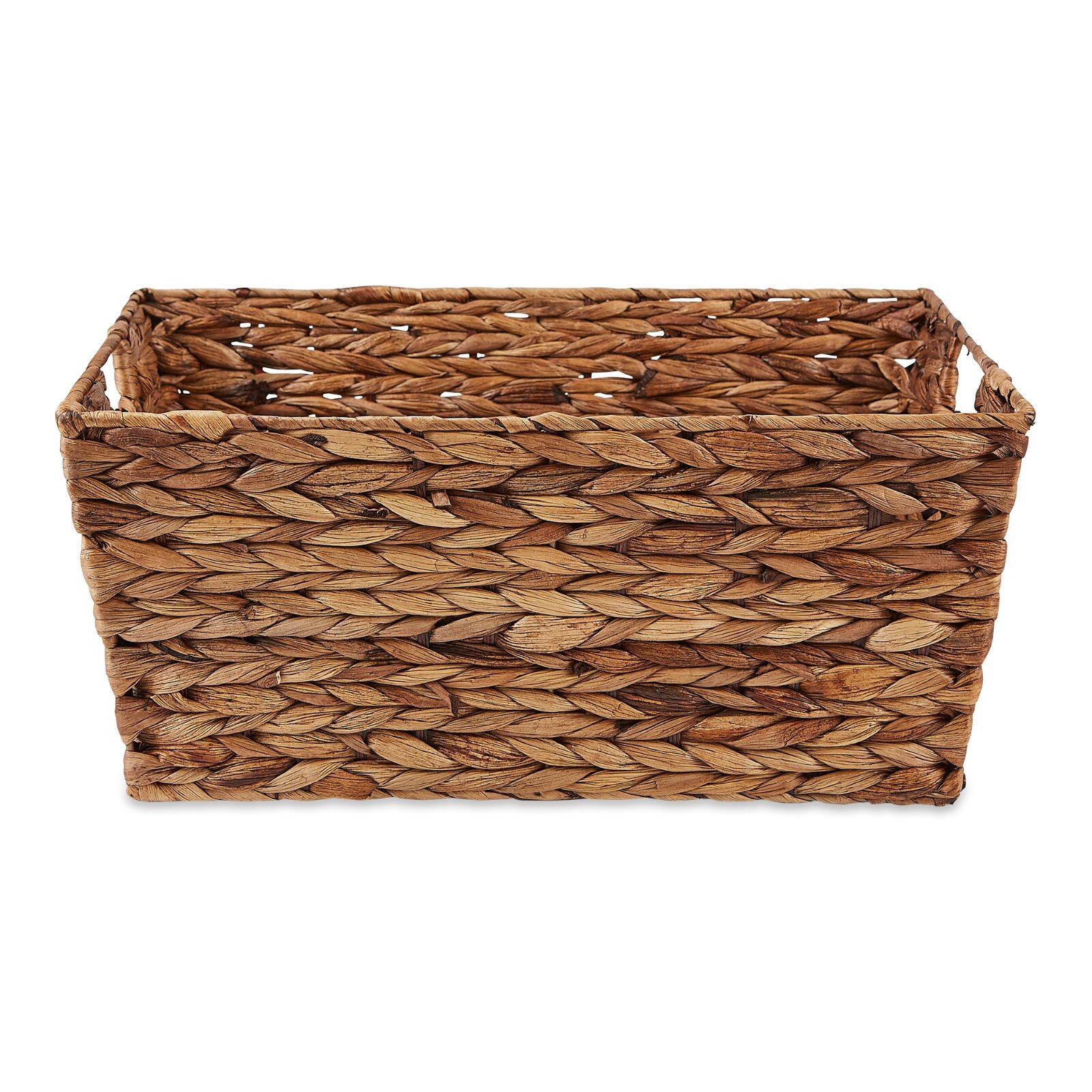 DII® Dark Brown Water Hyacinth Basket Set | Michaels