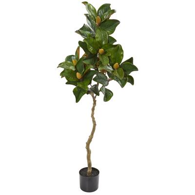 4.5ft. Potted Magnolia Artificial Tree | Michaels