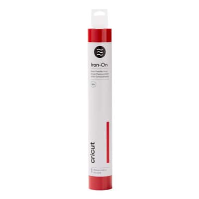 Cricut® 12" x 5ft. Iron-On, Color: Red | Michaels