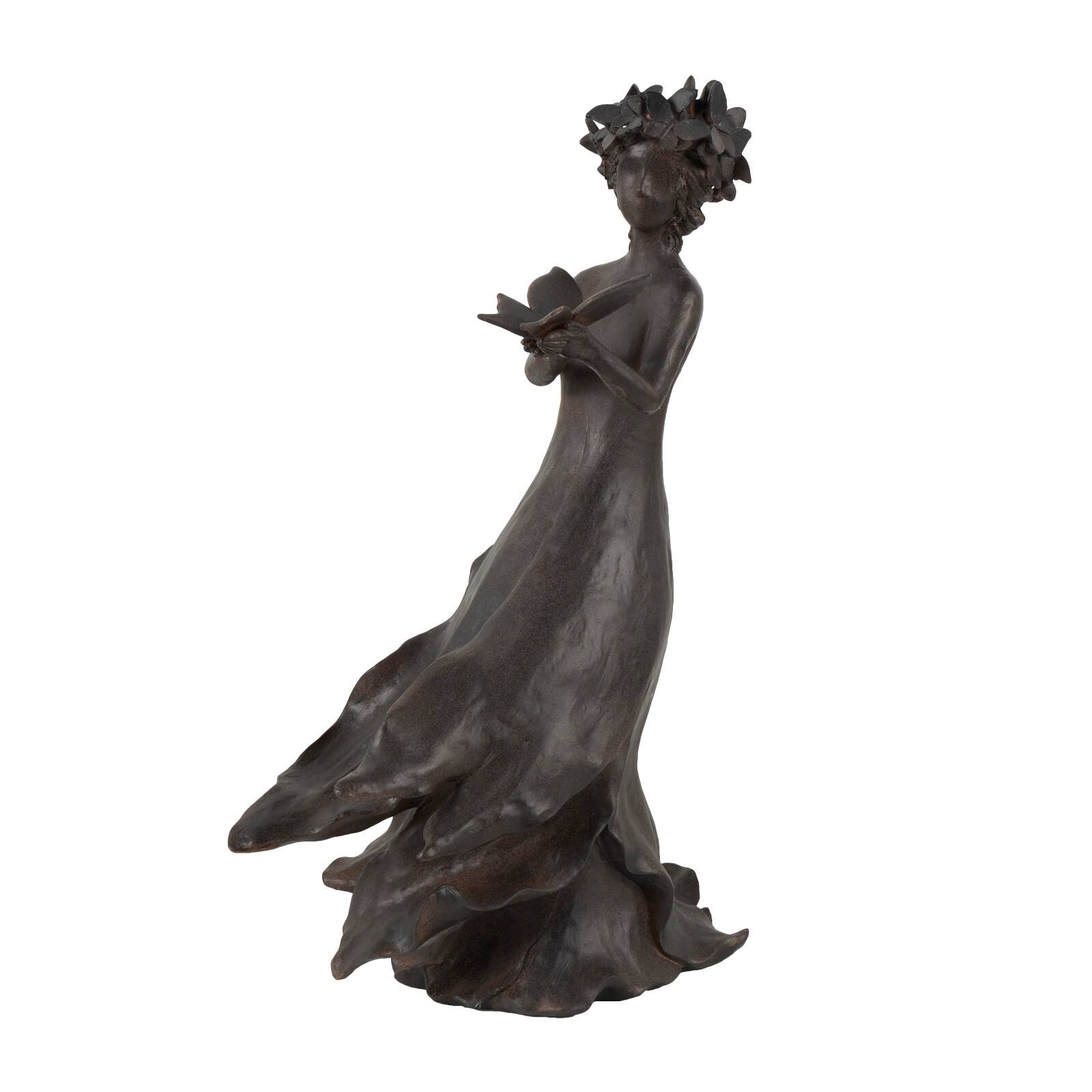 22" Dark Gray Woman Sculpture | Michaels