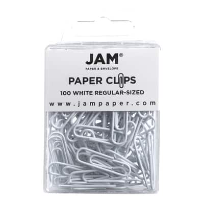 JAM Paper 1" Colorful Standard Paper Clips, 2 Packs of 100 | Michaels