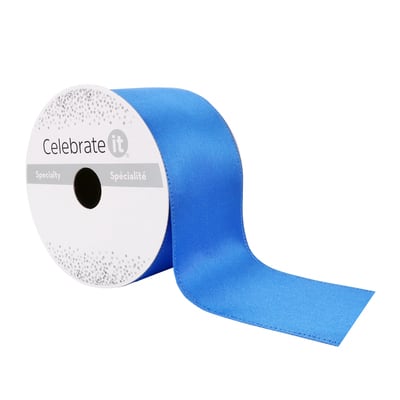 2.5" x 10yd. Satin Wired Ribbon by Celebrate It® Specialty | Michaels