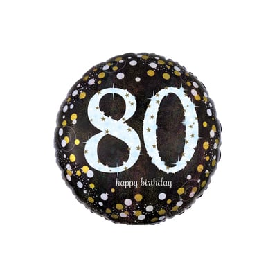 18" Sparkling 80 Birthday Foil Balloon | Michaels