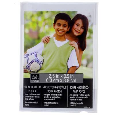 24 Pack: Magnetic Photo Pocket by Studio Décor® | Michaels