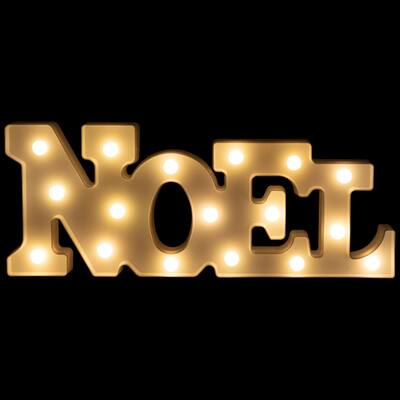 17" White Noel LED Christmas Marquee Wall Sign | Michaels