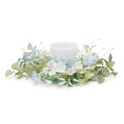 18" Mini Blossom Floral Candle Ring | Michaels