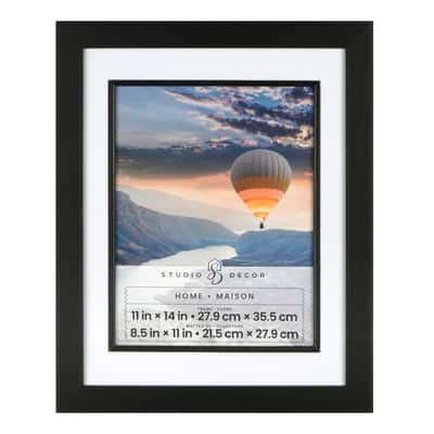 Home Black Studio Frame with Mat by Studio Décor® | Michaels