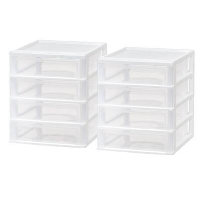 IRIS White 4-Drawer Desktop Plastic Drawer Organizer | Michaels