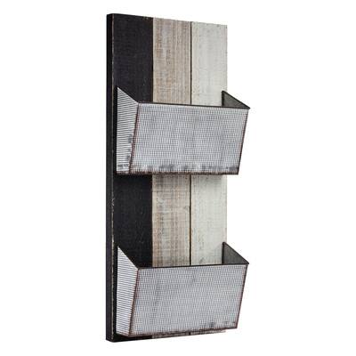 Wood & Metal Hanging Magazine Rack | Michaels