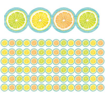 Teacher Created Resources Lemon Zest Citrus Slices Wide Die Cut Trim ...