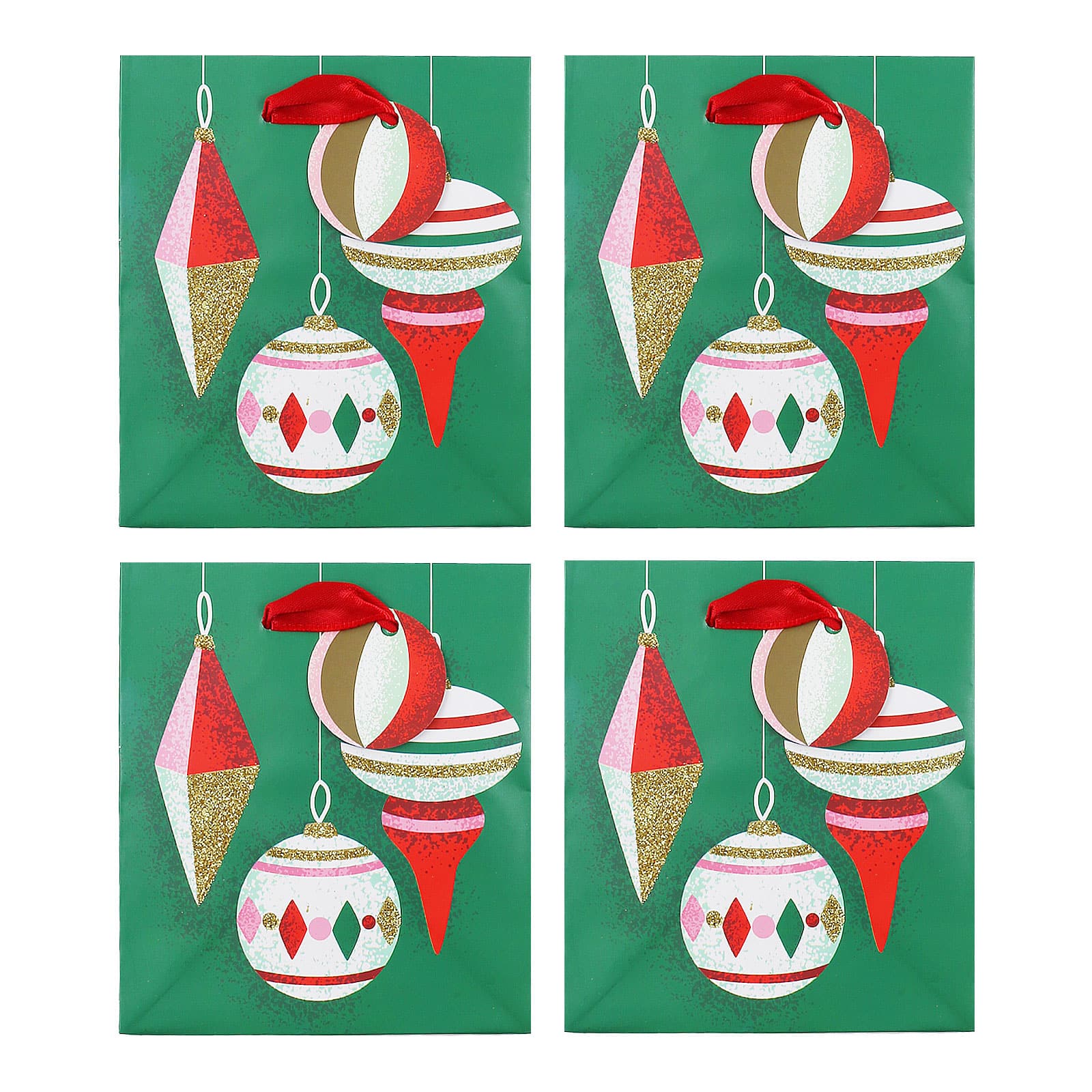 Sacs-cadeaux miniatures à ornements antiques de Celebrate It, 4 unités ...