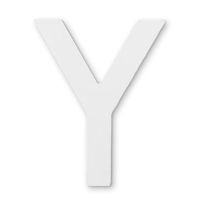 5.5" White MDF Letter by Make Market®, Color: Y | Michaels