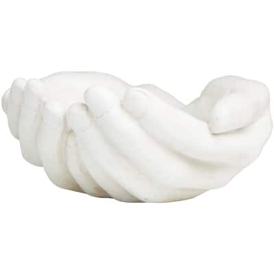 15" White Open Hands Sculpture | Michaels