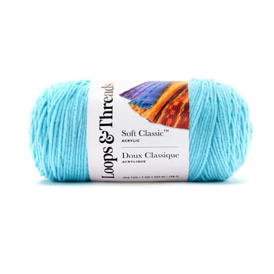 Soft Classic™ Solid Yarn by Loops & Threads® | Michaels