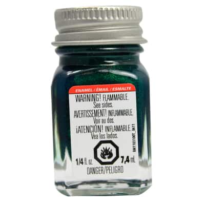 Testors® Metallic Enamel Paint, Size: 0.25 fl oz, Color: Green | Michaels