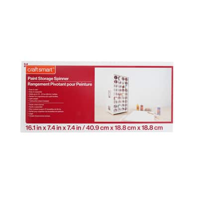 16" White Paint Storage Spinner by Craft Smart™ | Michaels