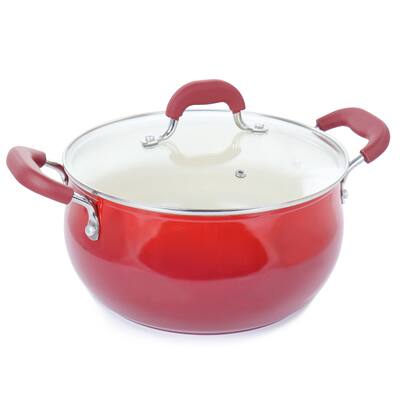 Oster Corbett 5.4qt. Nonstick Aluminum Dutch Oven, Color: Red | Michaels