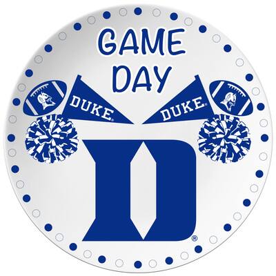 The Memory Company 10" NCAA Game Day Round Plate, Color: Duke ...