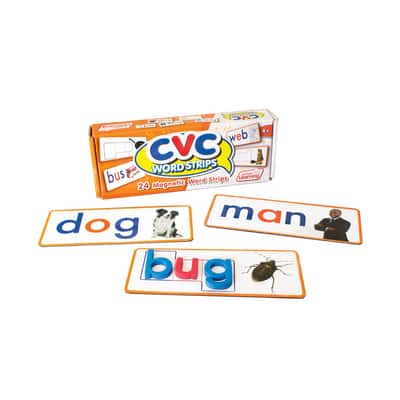 Junior Learning® CVC Word Strips Magnetic Learning Set | Michaels