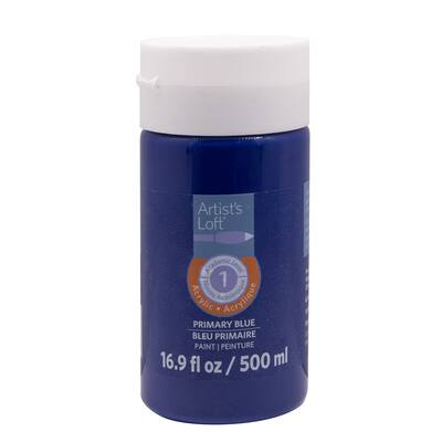 Acrylic Paint by Artist's Loft™, 16.9oz., Color: Primary Blue | Michaels
