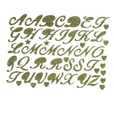 JAM Paper Caps Gold Standard Script Stickers | Michaels