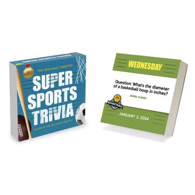 TF Publishing 2024 Sports Facts & Trivia Daily Desktop Calendar | Michaels