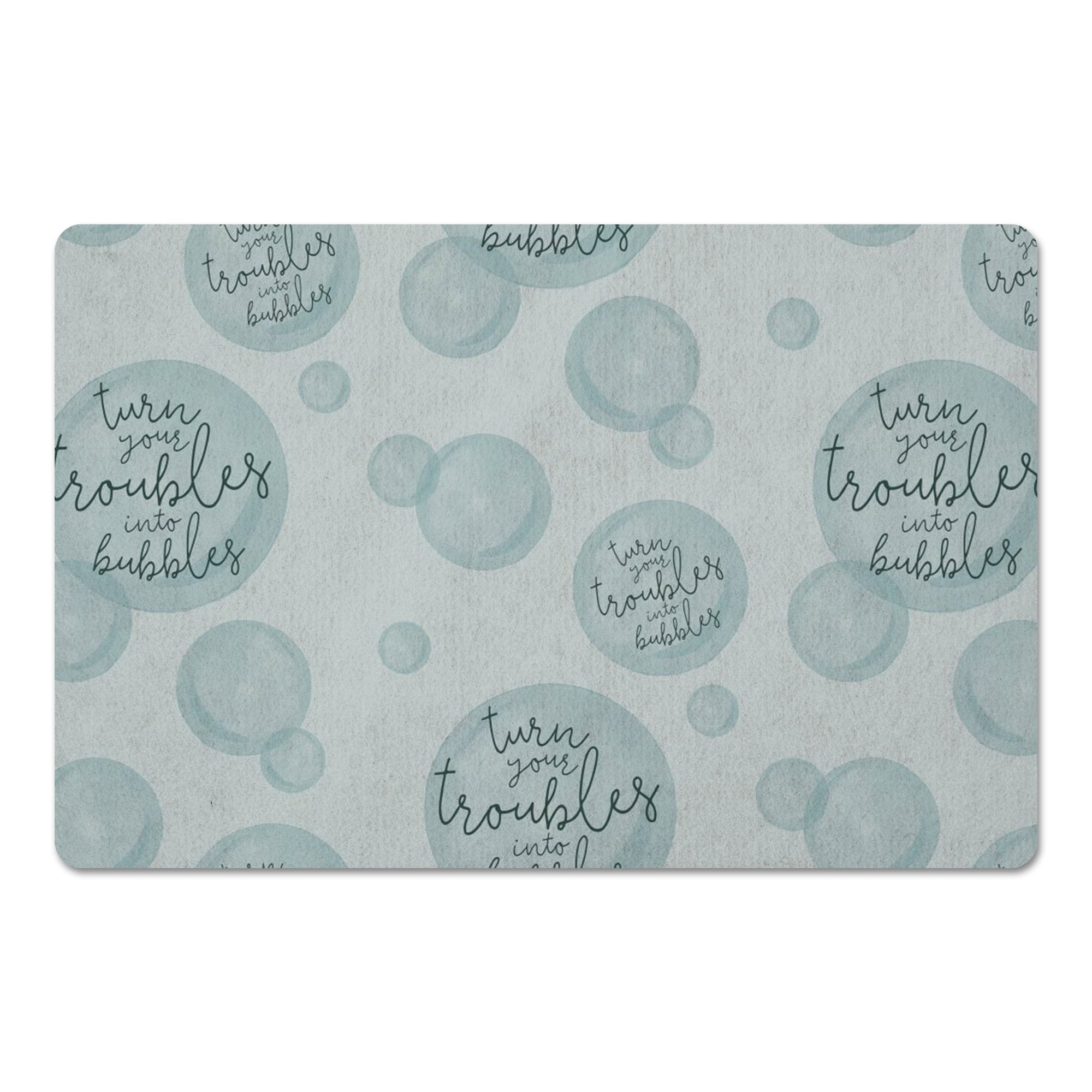 Troubles Into Bubbles Floor Mat | Michaels
