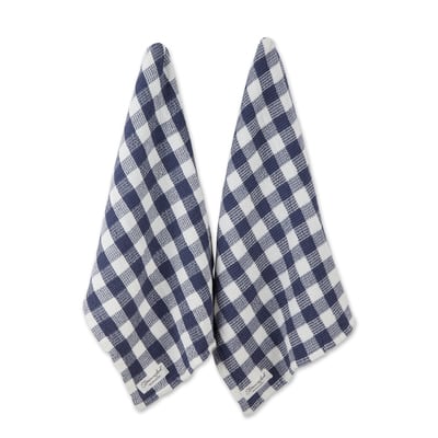 DII® Checker Washed Waffle Dish Towels, 2ct. | Michaels