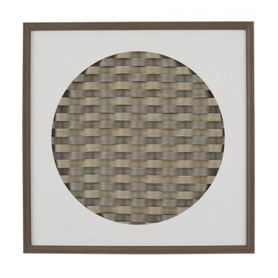Dark Brown Wood Contemporary Shadow Box, 24" x 2" x 24" | Michaels
