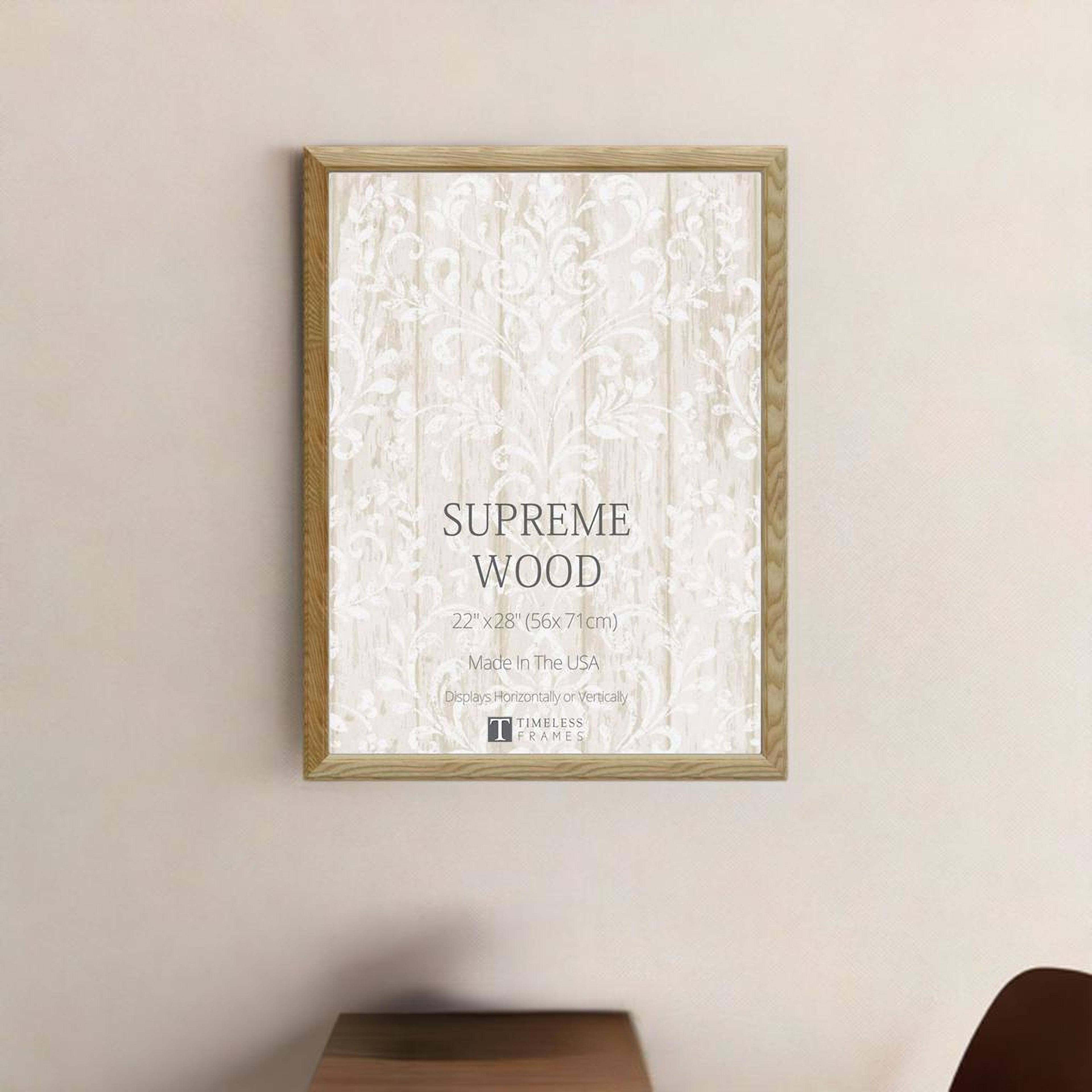 Timeless Frames Natural Supreme Wood 22 x 28 Frame