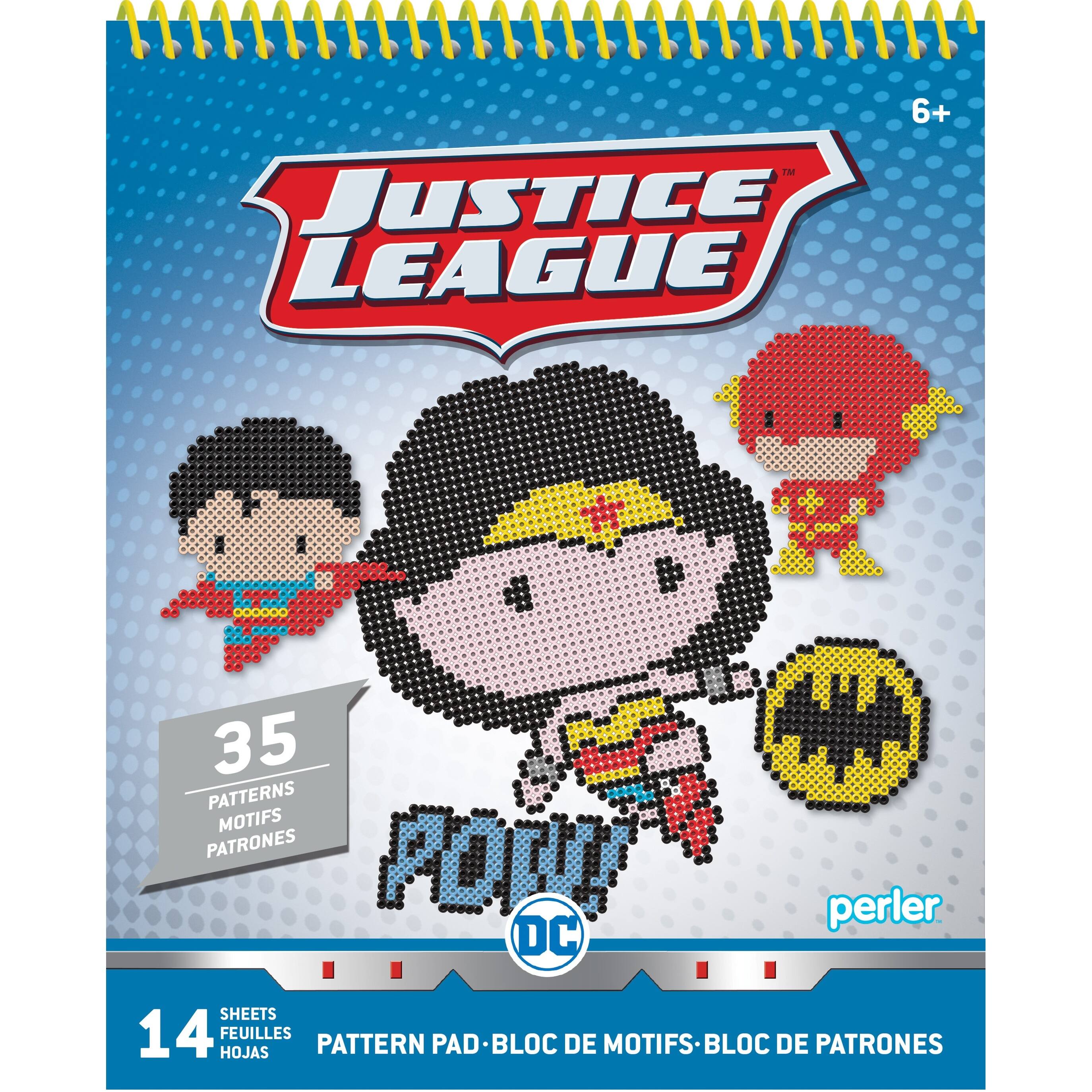 Perler™ Chibi DC Justice League™ Fuse Bead Pattern Pad, 14 Sheets ...