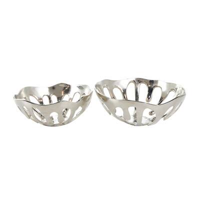 Aluminum Drip Decorative Bowl Set with Open Frame Design | Michaels