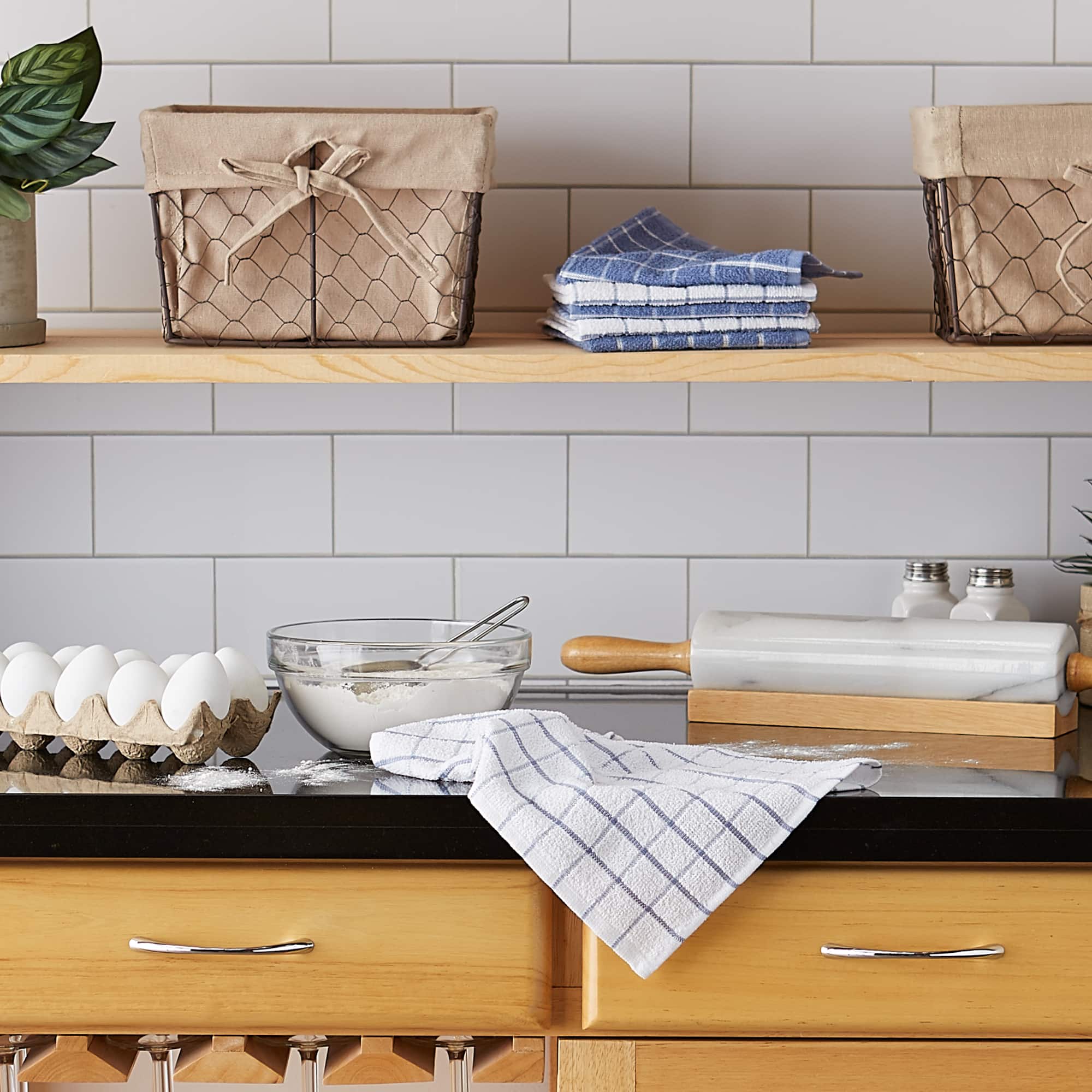 DII® Combo Windowpane Dishcloth Set | Kitchen Towels | Michaels