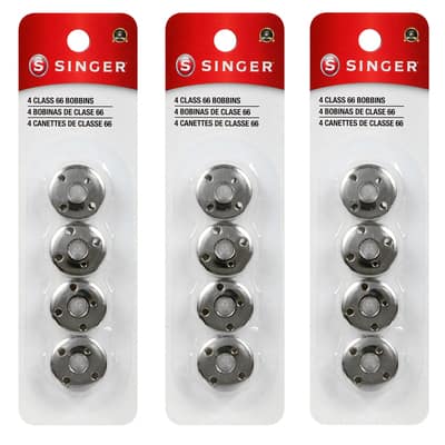 SINGER® Class 66 Metal Bobbins, 12ct. | Michaels