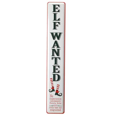 47" Elf Wanted Wall Sign | Michaels