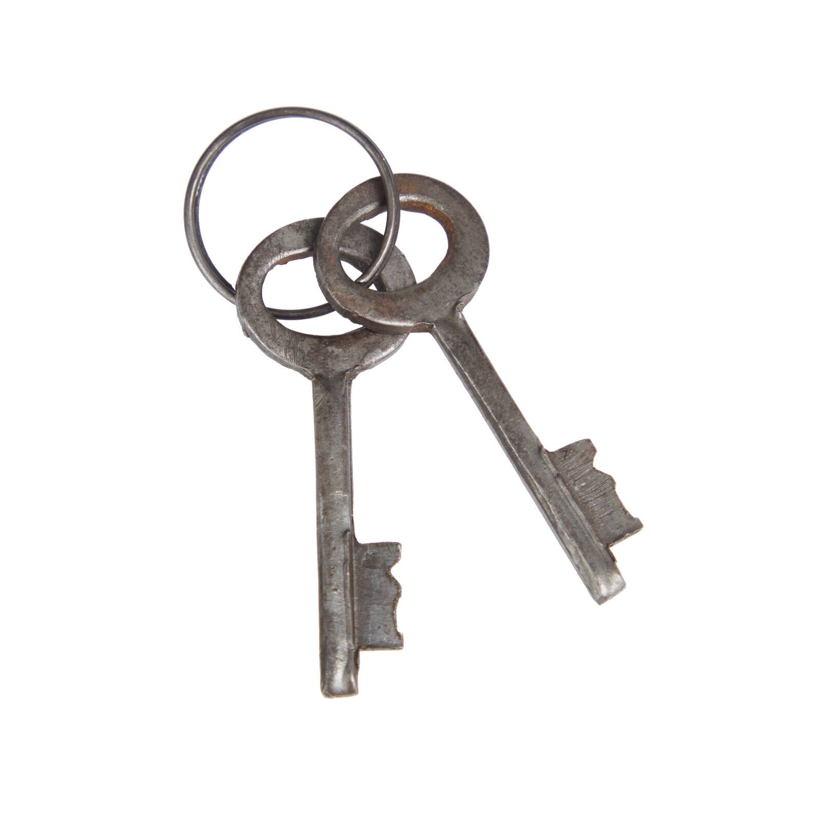 Grey Metal Industrial Lock and Key, 1" x 3" x 2" | Accent Pieces | Michaels