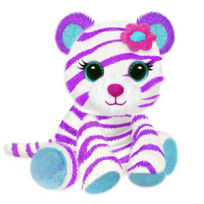 First and Main Fanta Zoo White Tiger Plush Stuffed Animal | Michaels