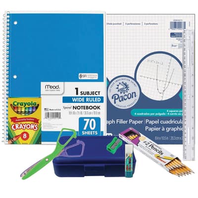 Multi-Brand Basic Elementary School Supply Kit | Michaels