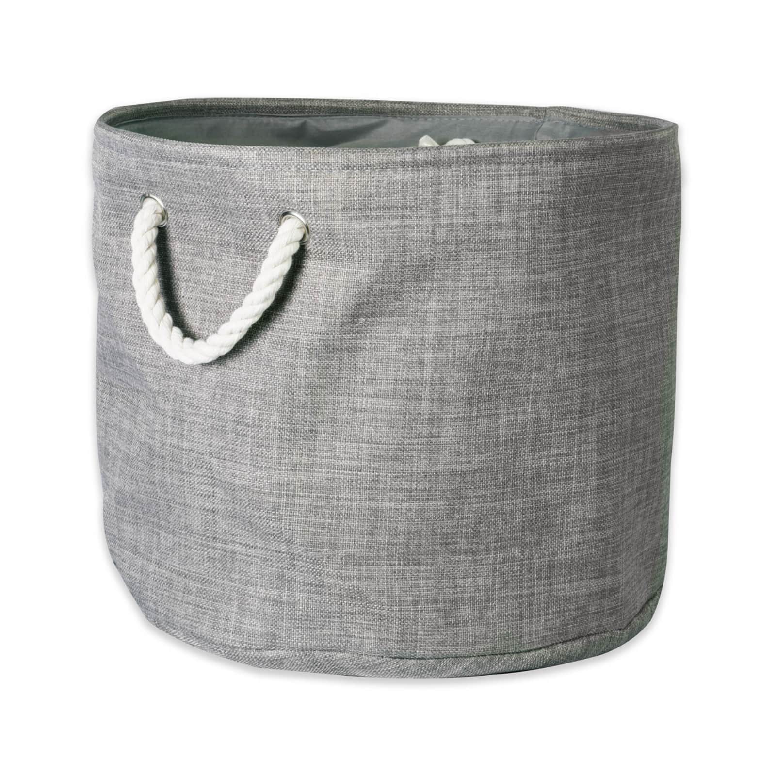 DII® Large Round Variegated Polyester Bin | Michaels
