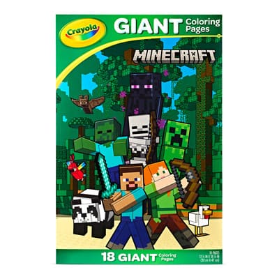 Crayola® Minecraft Giant Coloring Pages | Michaels
