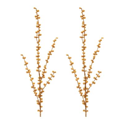 Gold Ilex Berry Sprays, 2ct. | Michaels
