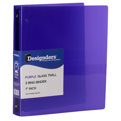 JAM Paper Glass Twill Plastic 3-Ring Binder | Michaels