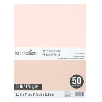 Buy in Bulk - 12 Packs: 50 ct. (600 total) 8.5" x 11" Cardstock Paper ...