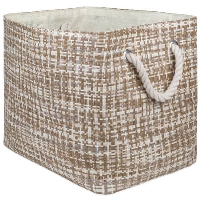 DII® Large Tweed Rectangle Woven Paper Storage Bin | Michaels