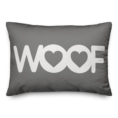 Woof Hearts Throw Pillow | Michaels